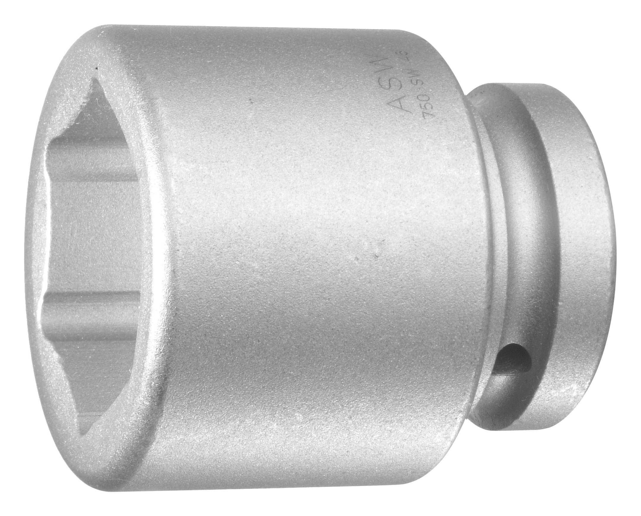 ASW Stecknuss, Kraft-Steckschlüssel-Einsatz 1" 50 mm, Aus vergütetem Spezialwerkzeugstahl