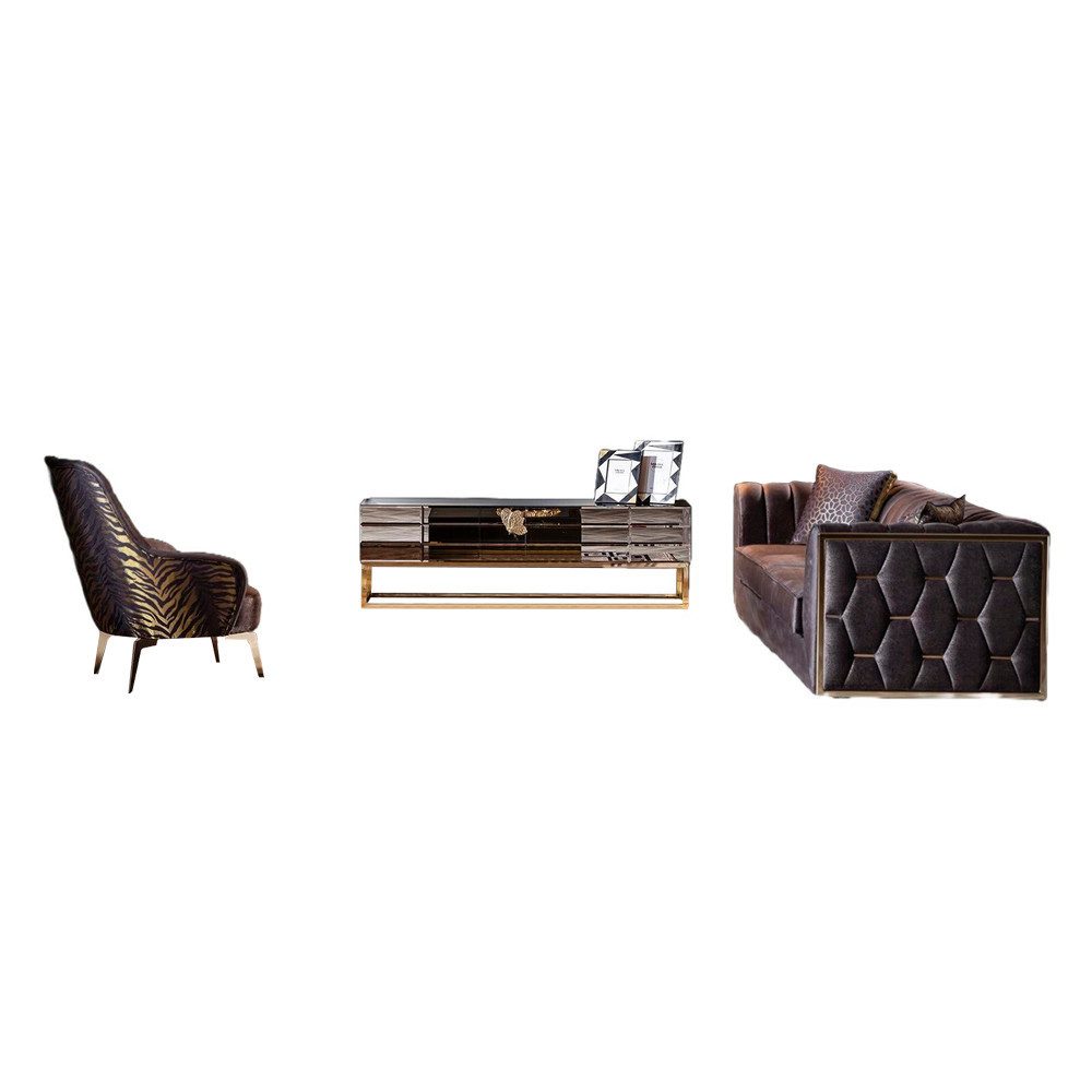 Xlmoebel Wohnzimmer Set Neue Moderne Luxus Couchgarnitur Mit Tv Ständer