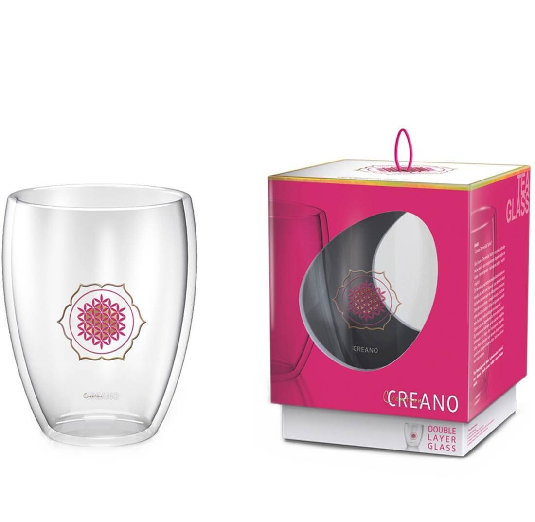 Creano Teeglas Creano Doppelwandiges Tee Glas Latte Macchiato