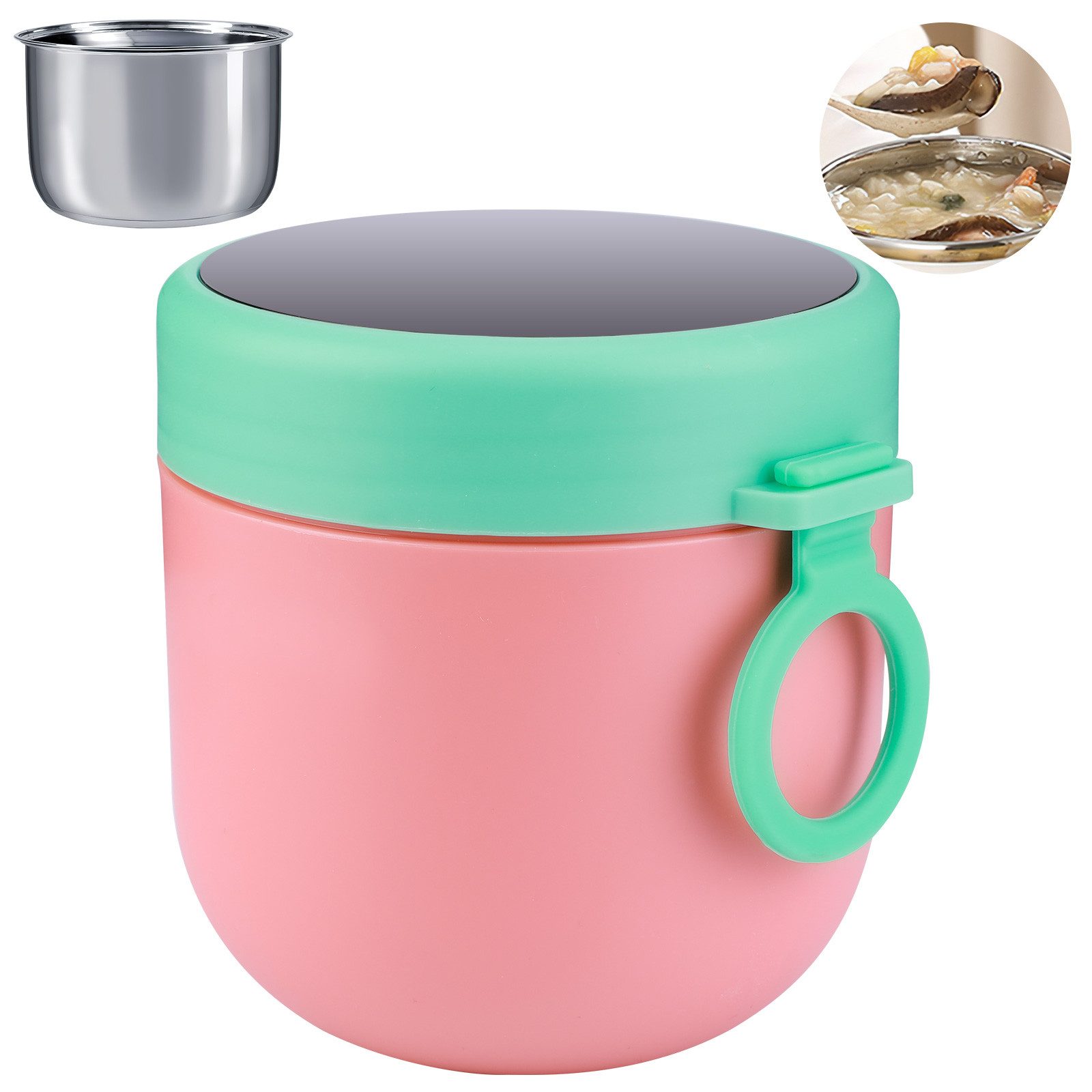Blingbin Aufbewahrungsbecher Müsli To Go Becher 800ml Müslibecher