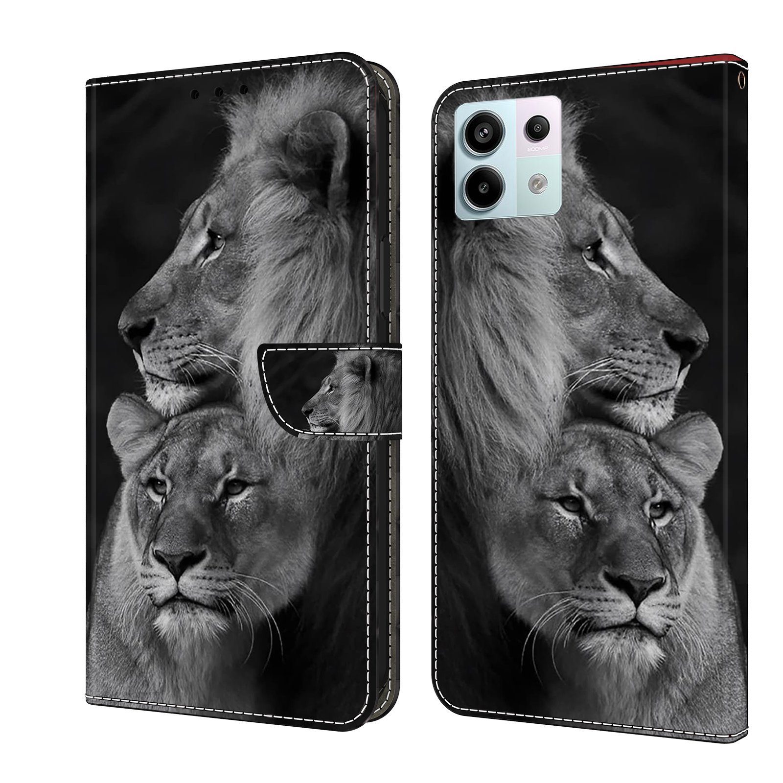 Clm Tech Handytasche Für Xiaomi Redmi Note 13 Pro 5g Hülle Tasche Aus