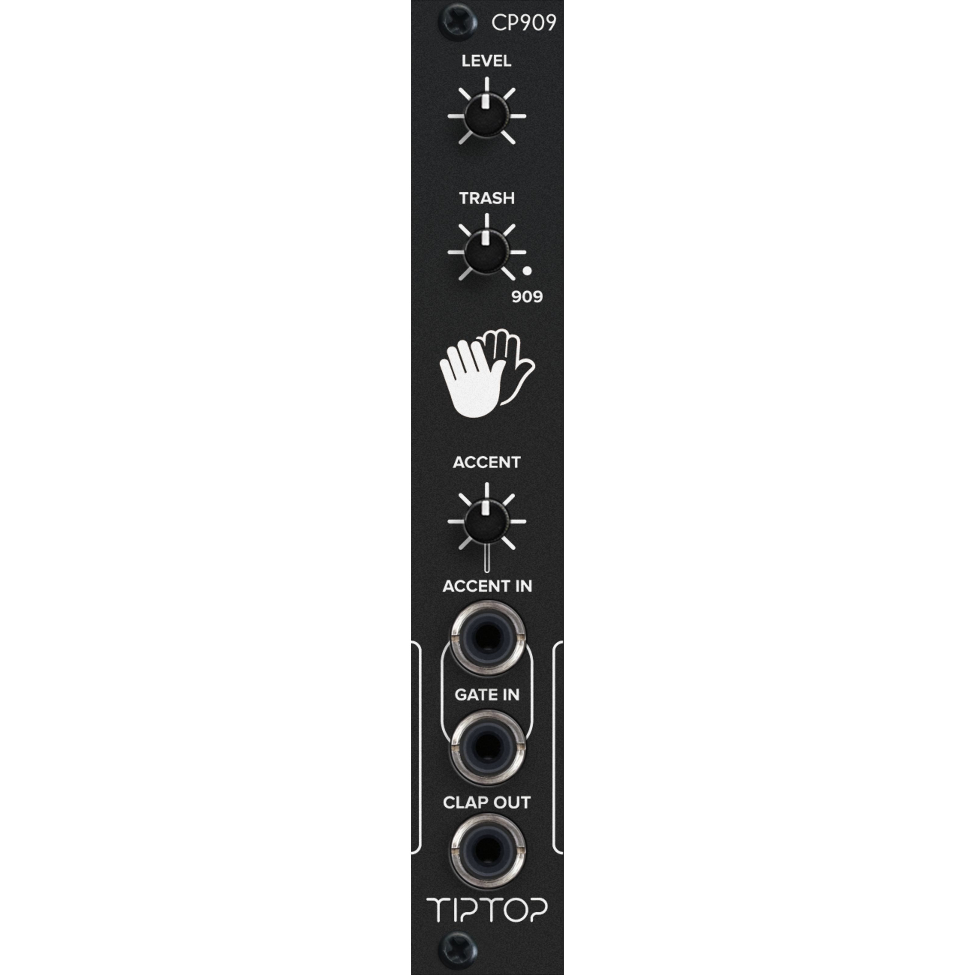 Tiptop Audio Synthesizer Modular Synthesizer Drums Module Cp909 Black Drum Modular Synthesizer