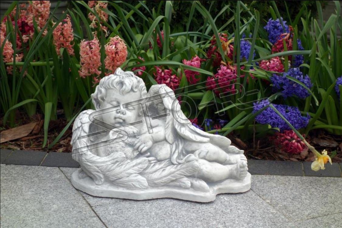 JVmoebel Skulptur Grabengel Engel Schutzengel Grabschmuck Deko ...