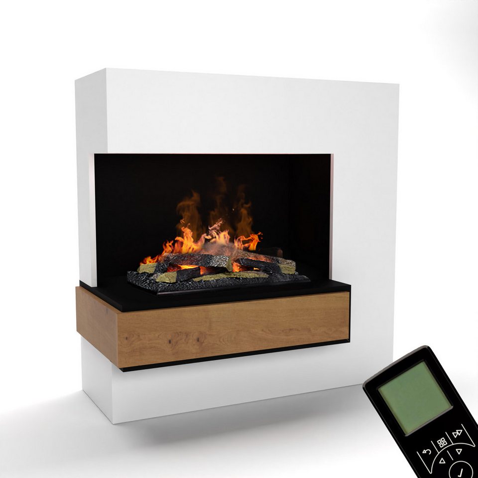 Glow Fire Elektrokamin Planck Hoch Wasserdampf Kamin Standkamin