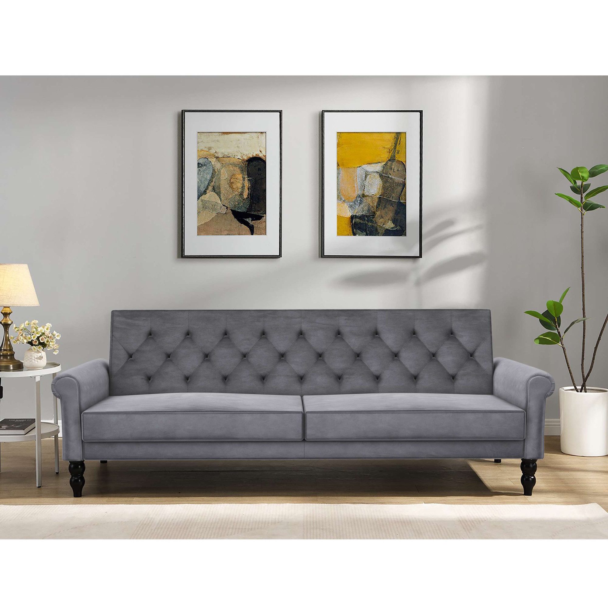 Dorel Home Schlafsofa Tyne, Schlafsofa 222 cm, Bettfunktion (110/190cm ...