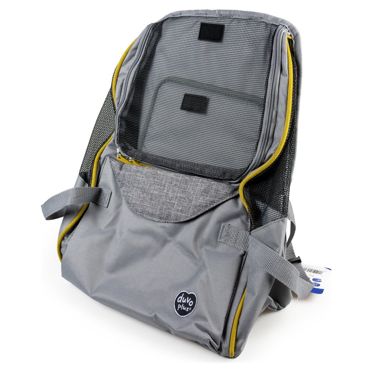 DUVO+ Tiertransporttasche Paris Backpack grau für Hunde
