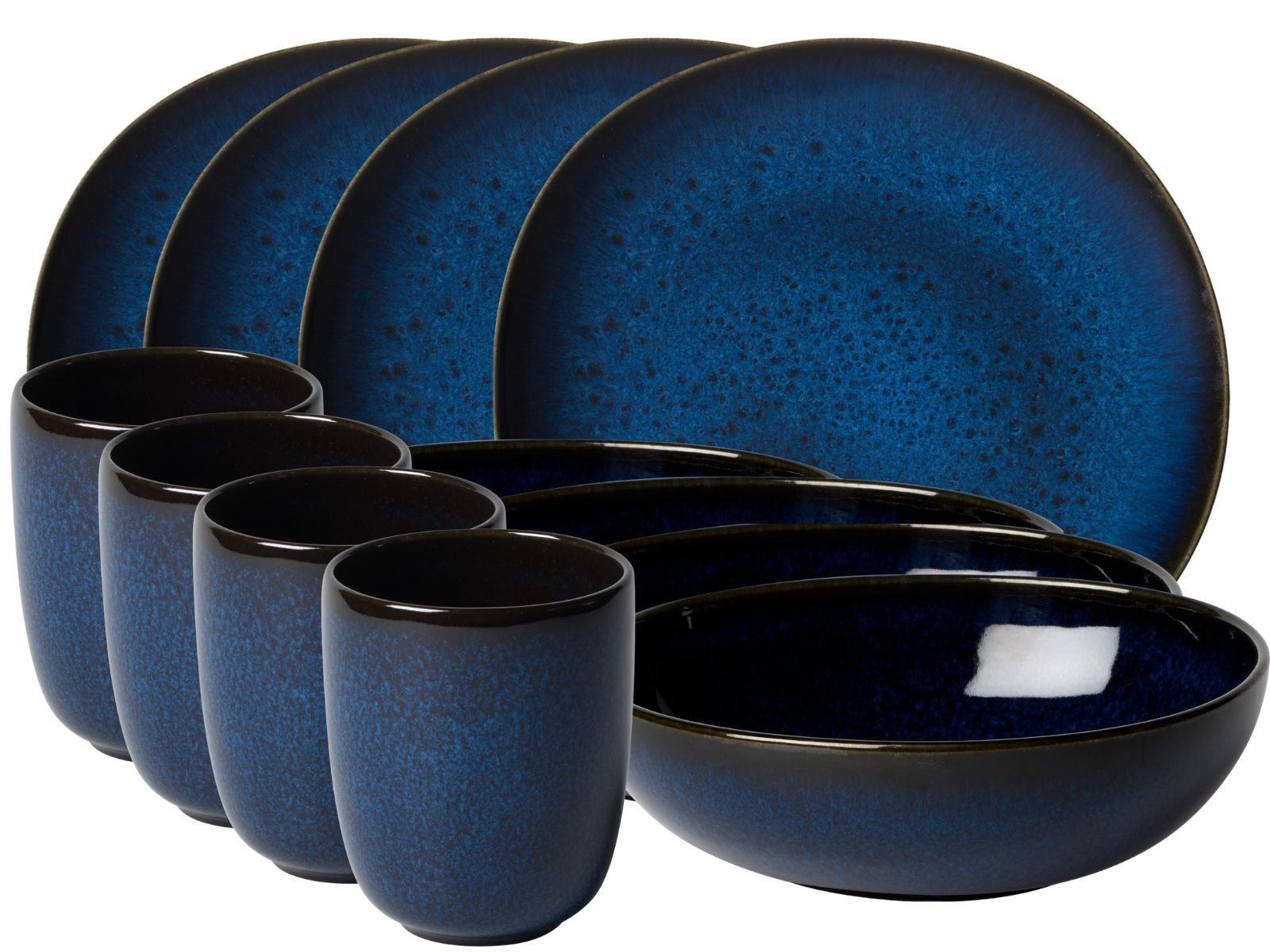 like. by Villeroy & Boch Frühstücks-Set by Villeroy & Boch Lave bleu Frühstücksset 12tlg