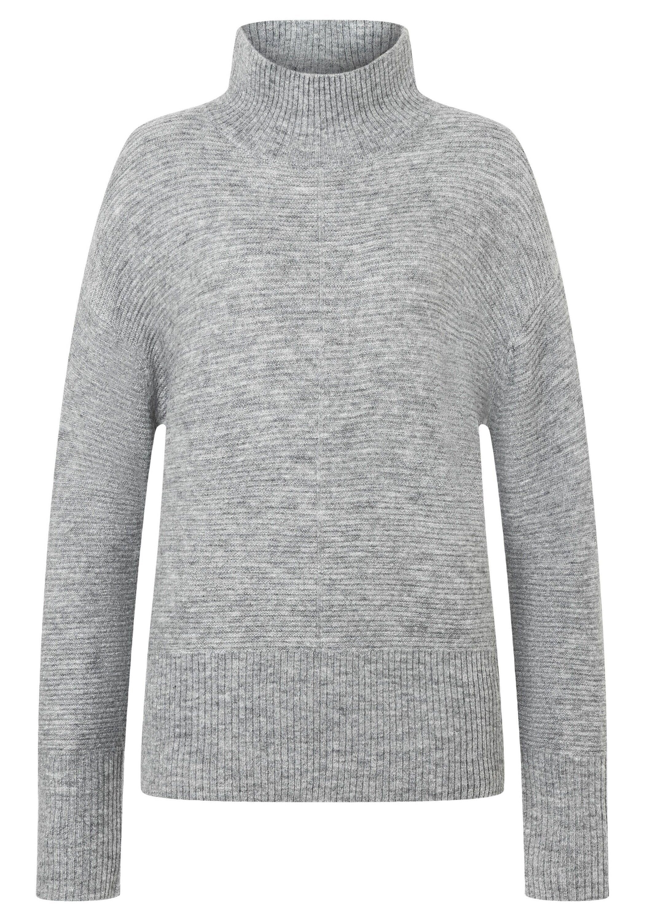 Timezone Strickpullover 1 Tlg Plainohne Details Überschnittene Schulter