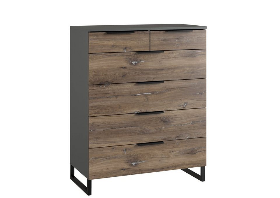 Freiraum Kommode Winnipeg Bht 81x102x41 Cm In Graphit Mit