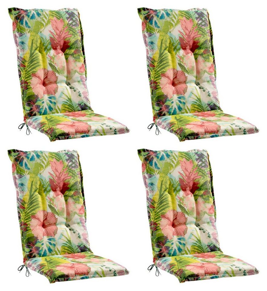 Go De Hochlehnerauflage Fruttana B 50 X L 120 Cm Mehrfarbig 4er Set