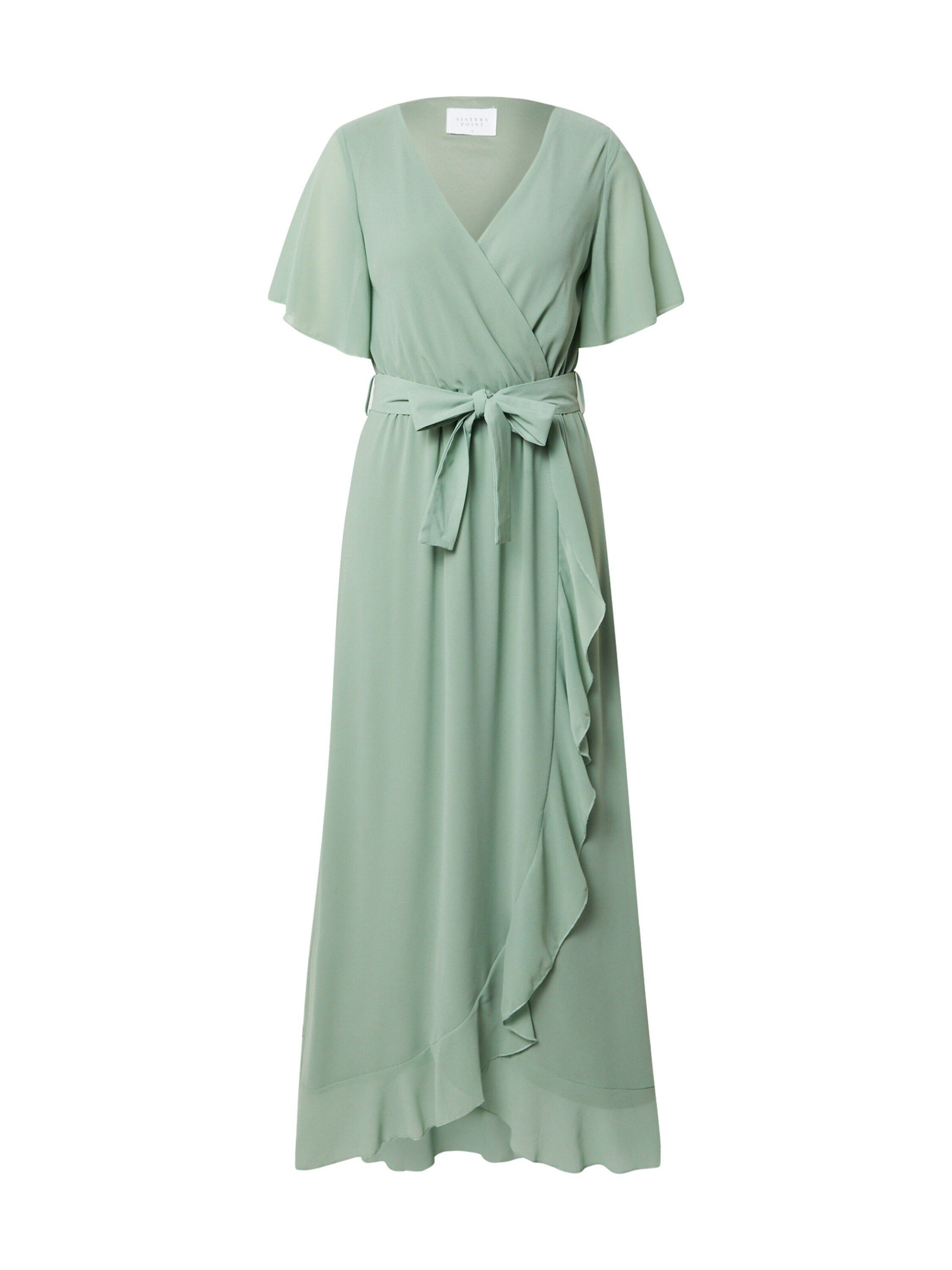 Sisters Point Sommerkleid 1 Tlg Drapiertgerafft Wickel Design