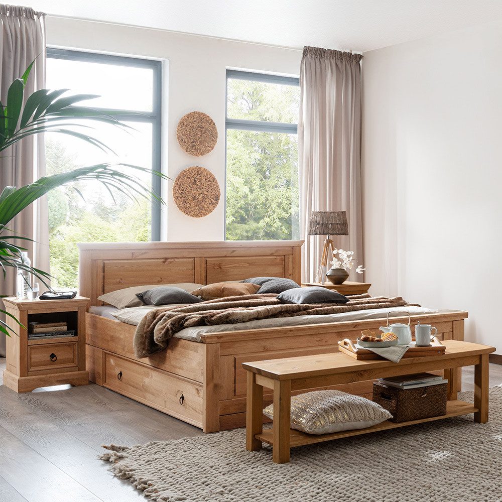 Lomadox Schlafzimmer Set Steinkjer 69 Spar Set 6 St Bettgestell