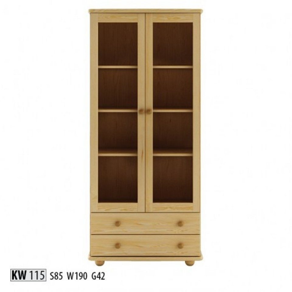 JVmoebel Glasvitrine Vitrine Wohnzimmer Möbel Anrichte Massive Holz ... JVmoebel Glasvitrine Vitrine Wohnzimmer Möbel Anrichte Massive Holz ...
