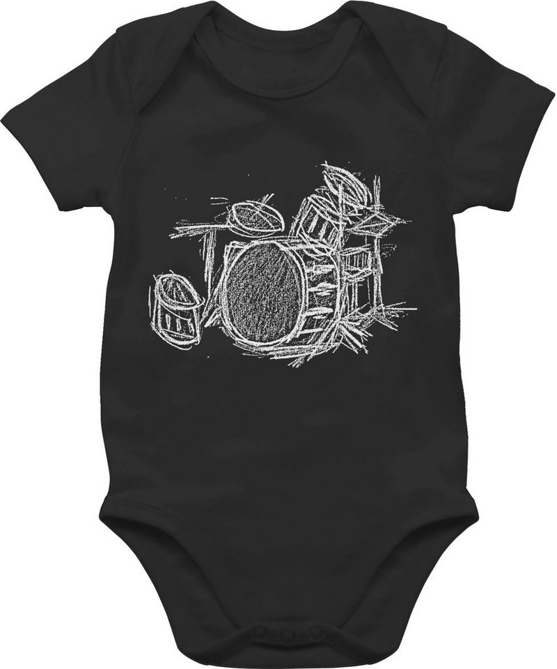 Shirtracer Shirtbody »Schlagzeug - Kreidezeichnung - Music - Baby Body ... Shirtracer Shirtbody »Schlagzeug - Kreidezeichnung - Music - Baby Body ...