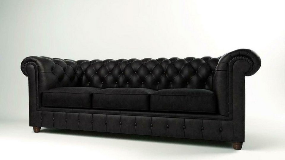 Jvmoebel Sofa Designer Sofa 3 Sitzer Chesterfield Couch Polster Sofas