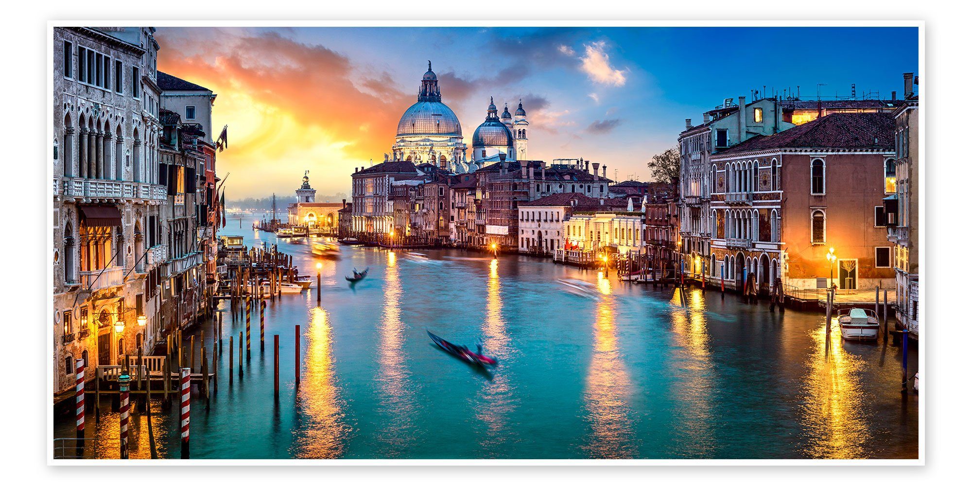 Posterlounge Poster Jan Christopher Becke Canal Grande In Venedig Am