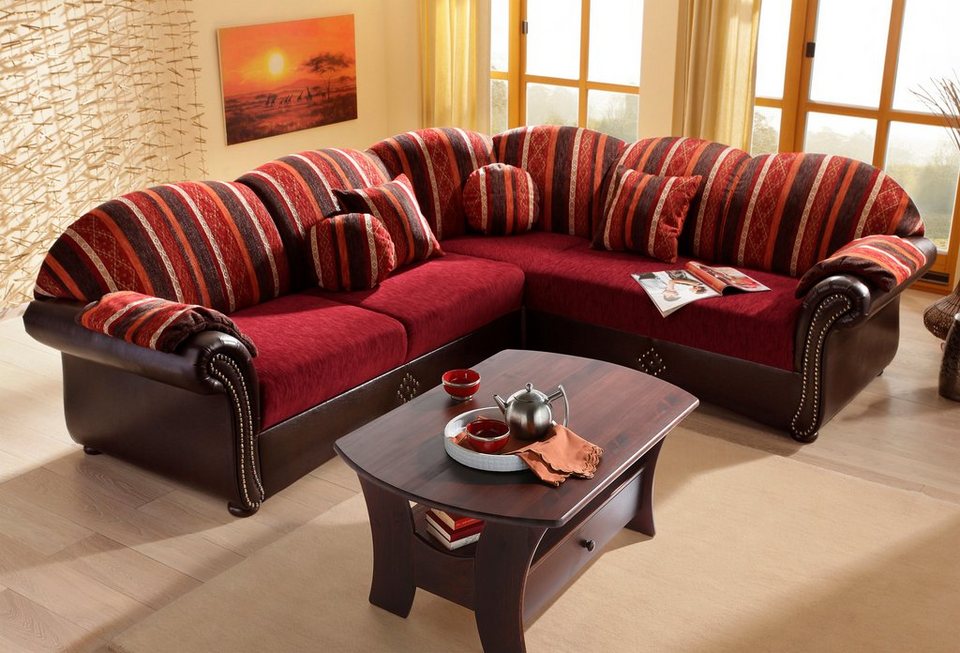 Home Affaire Ecksofa Colombo Mit Federkern Und Wahlweise Mit