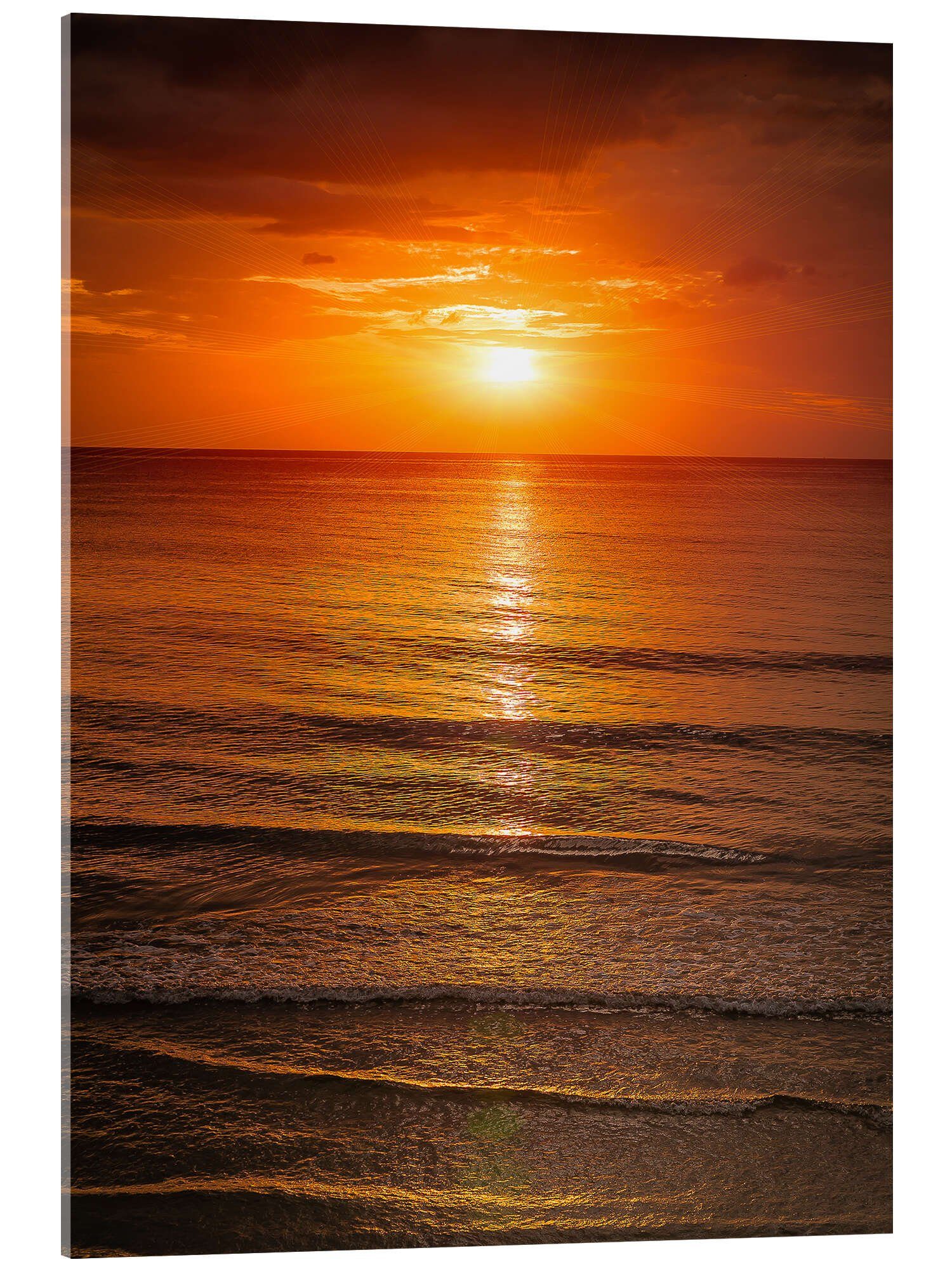 Posterlounge Acrylglasbild Editors Choice Sonnenaufgang Im Meer