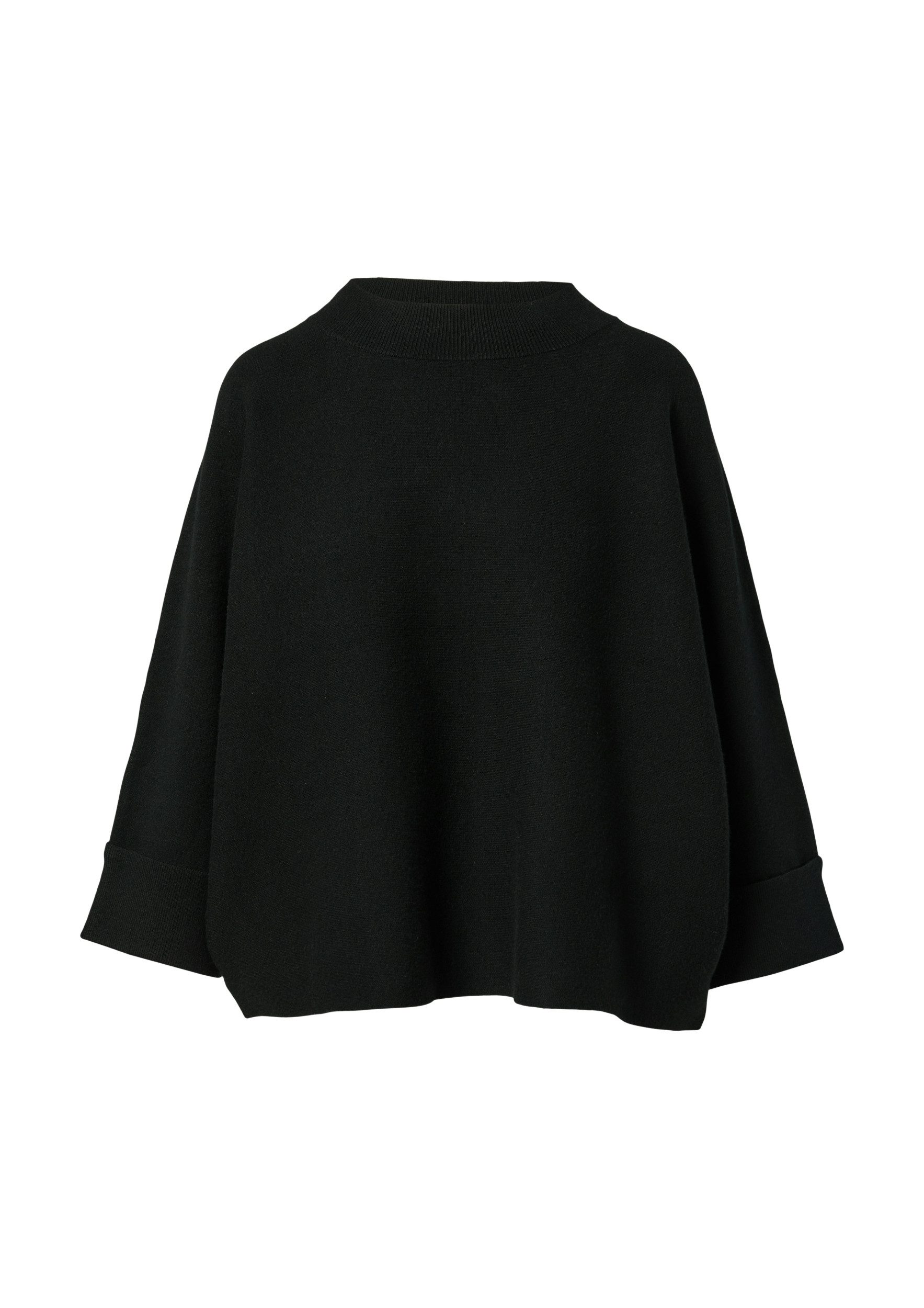 Comma Poncho Pullover im Poncho-Stil - Weit
