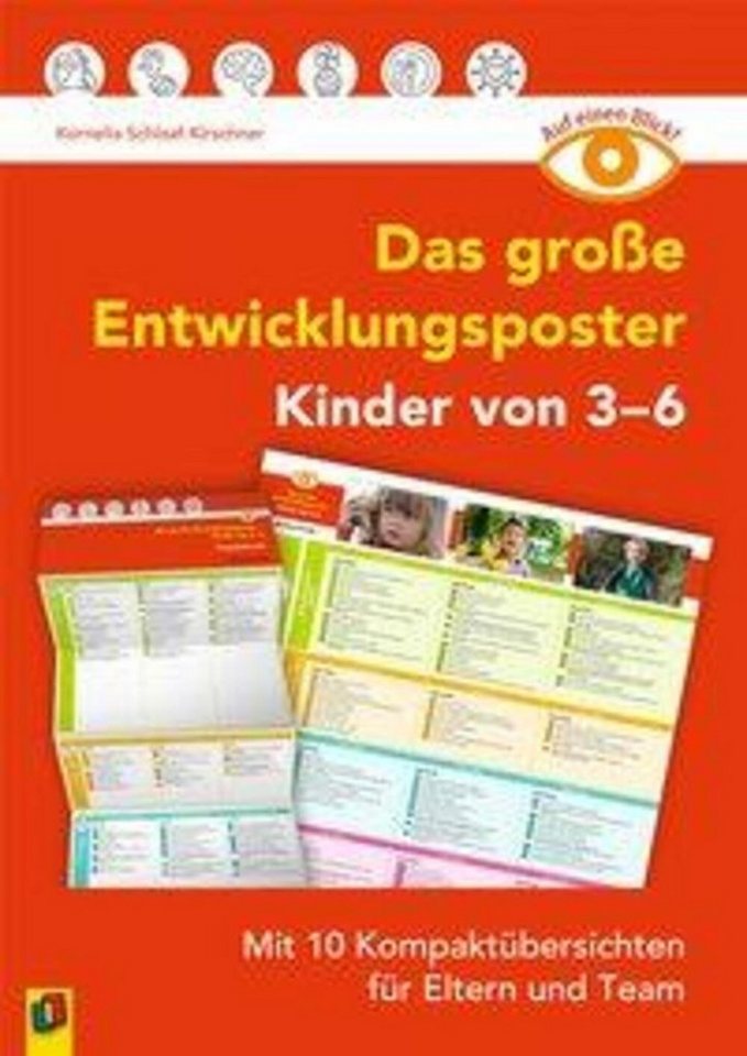 Verlag an der Ruhr Poster Das große Entwicklungsposter - Kinder von 3-6 Verlag an der Ruhr Poster Das große Entwicklungsposter - Kinder von 3-6