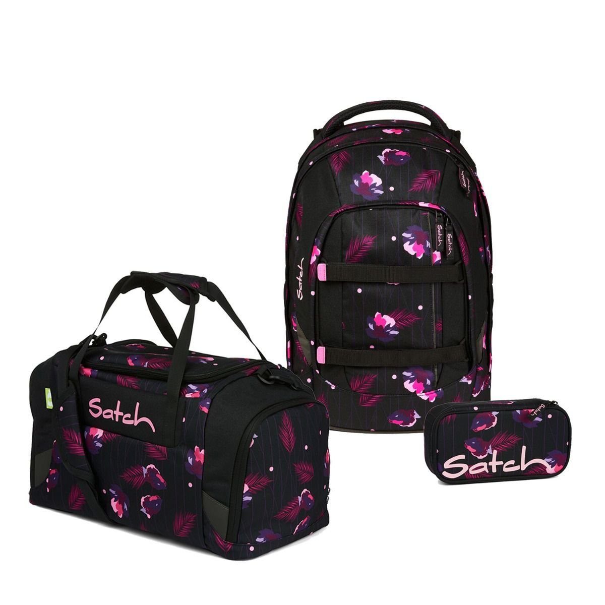 Satch Schulrucksack Pack (3tlg., inkl. Schlamperbox und Sporttasche ...