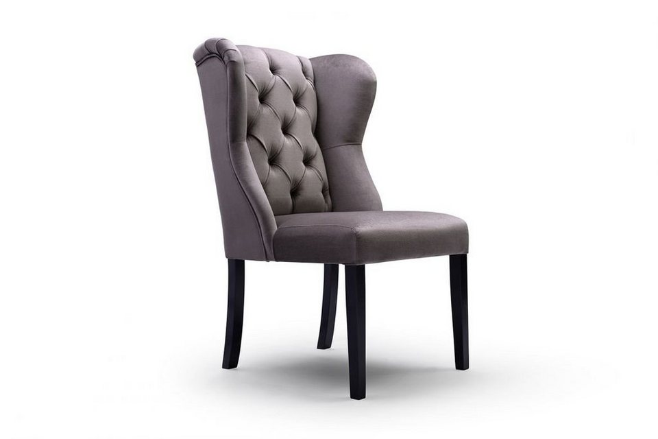Jvmoebel Stuhl Chesterfield Sessel Stuhl Design Polsterstuhl Royal