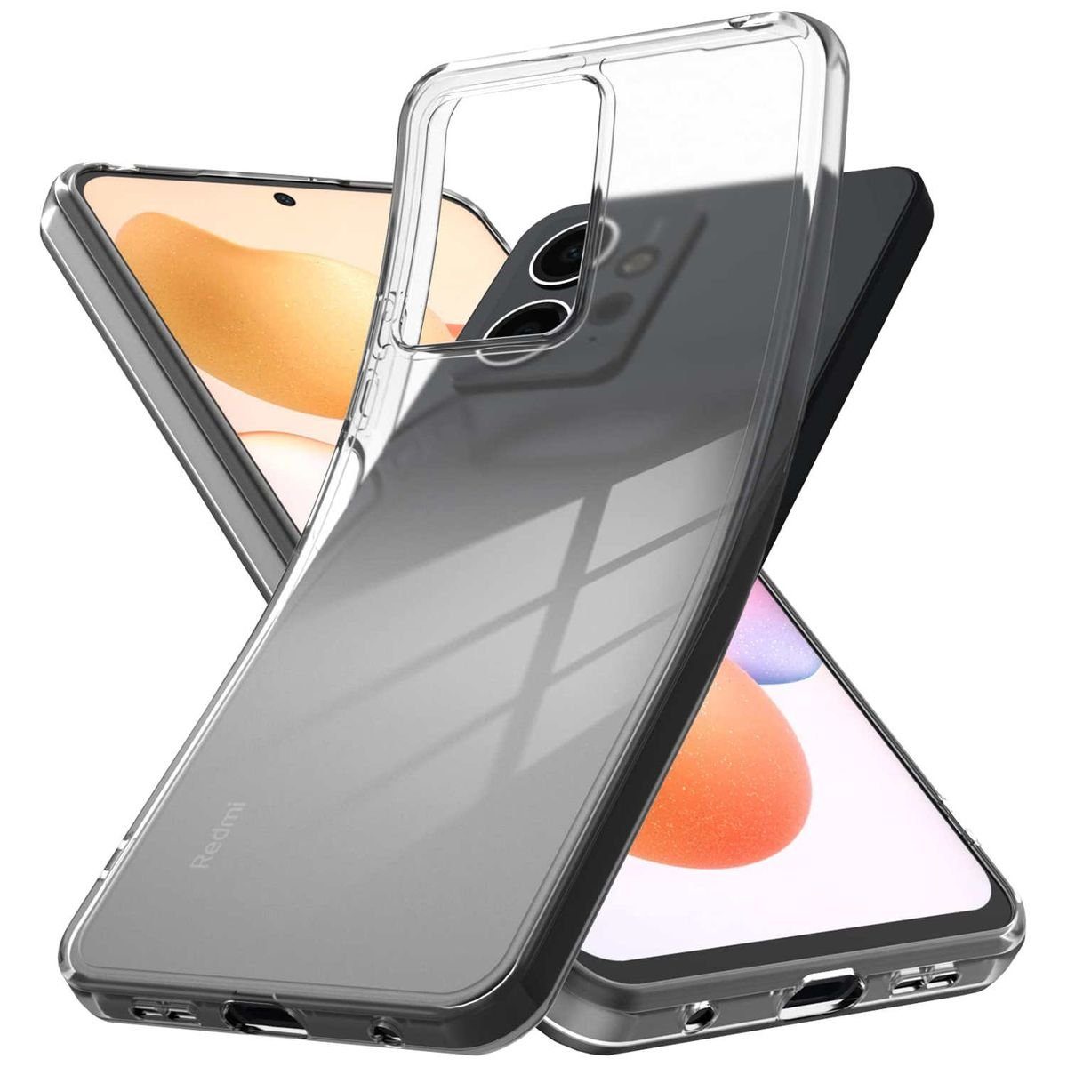 Wigento Handyhülle Auswahl Für Xiaomi Redmi Note 12 4g Tpu H9 Glas