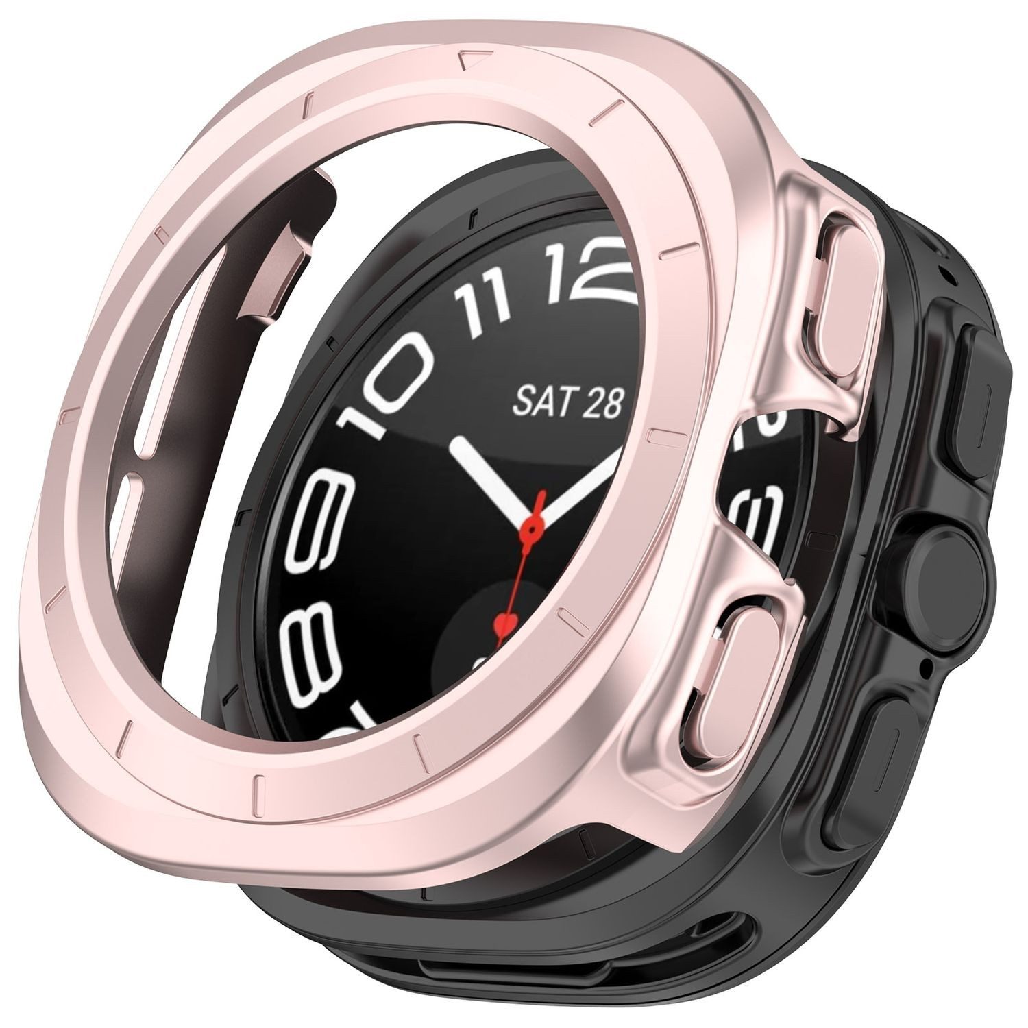 Wigento Smartwatch Hülle Für Samsung Galaxy Watch Ultra 47mm Kunststoff