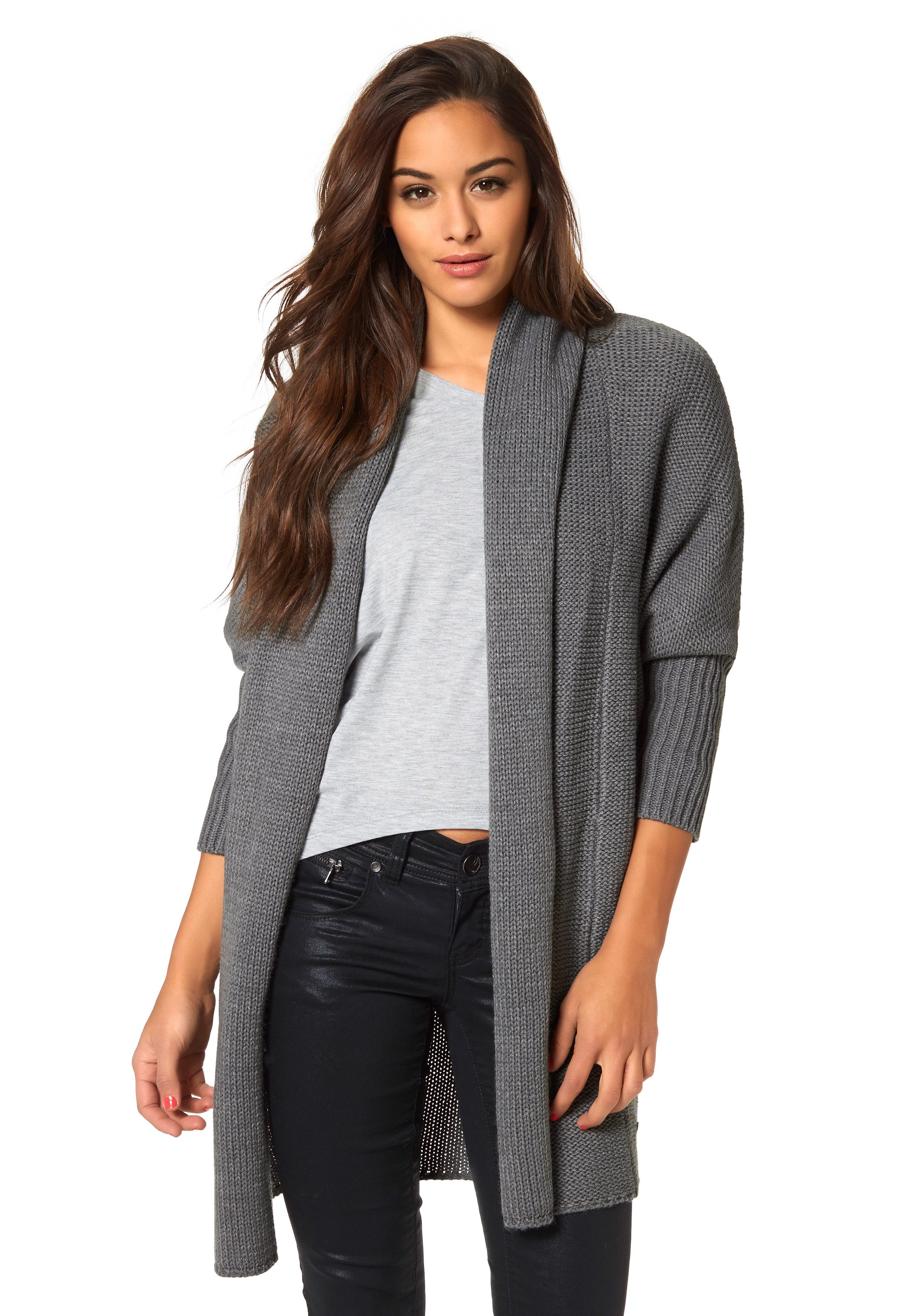 Ajc Strickjacke In Oversize Form Online Kaufen Otto