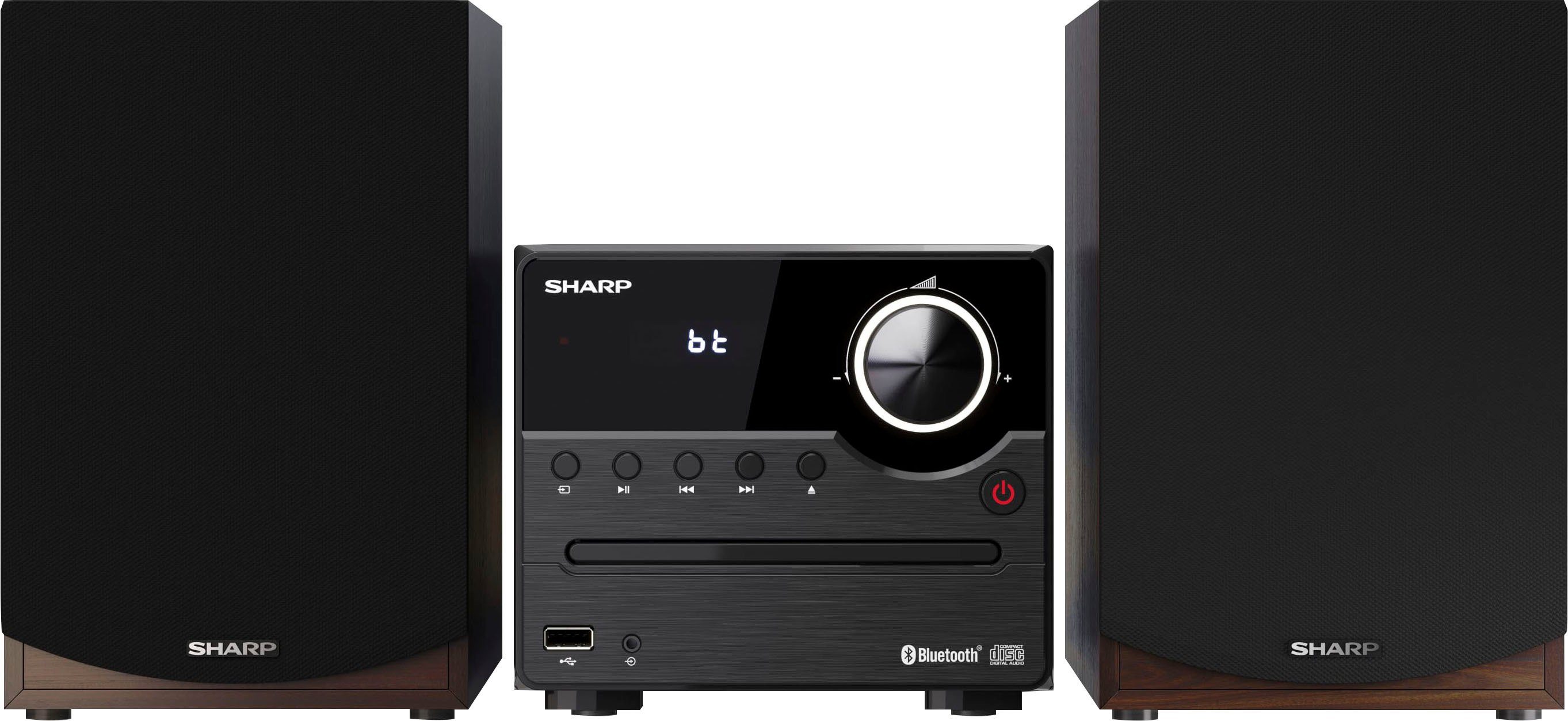 Sharp XL-B512 Mikro 2.0 Audio-System (45 W, Bluetooth)
