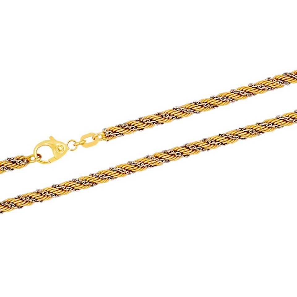 HOPLO Goldkette Goldkette Kordelkette Länge 45cm - Breite 3,3mm - 333-8 ... HOPLO Goldkette Goldkette Kordelkette Länge 45cm - Breite 3,3mm - 333-8 ...