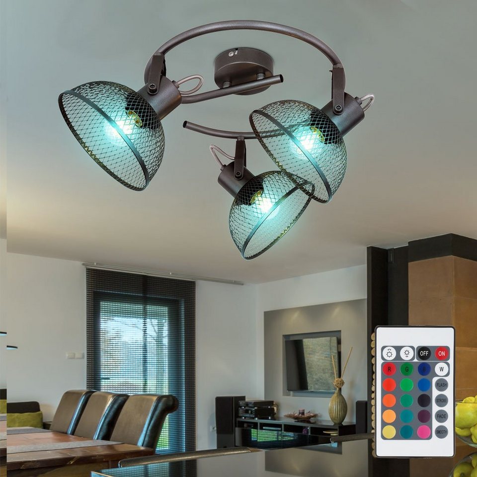 Etc Shop Led Deckenleuchte Leuchtmittel Inklusive Warmweiß