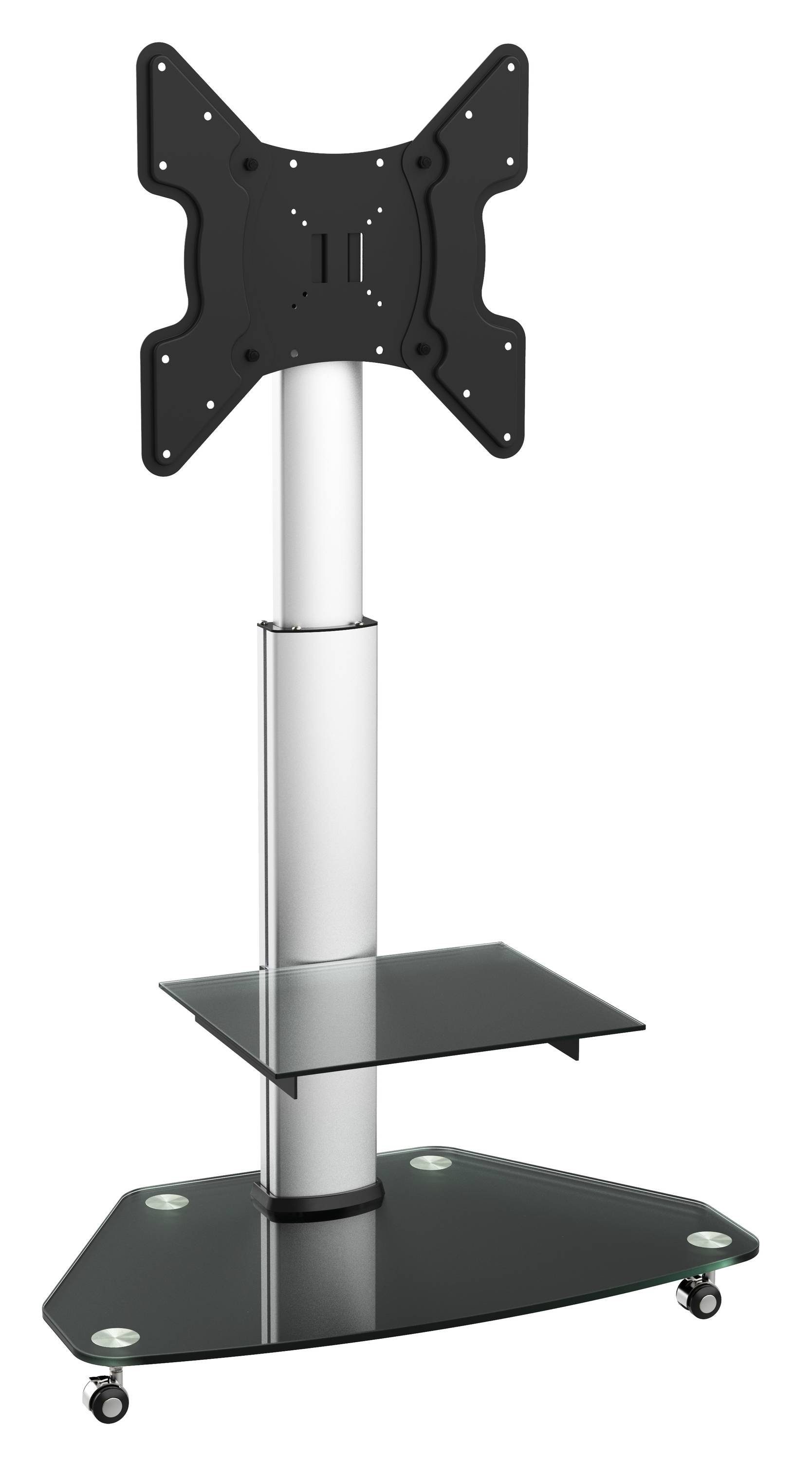 RICOO FS0200 TV Stander bis 65 Zoll TV StandfuB mit Rollen Fernseher Stativ rollbar hohenverstellbar