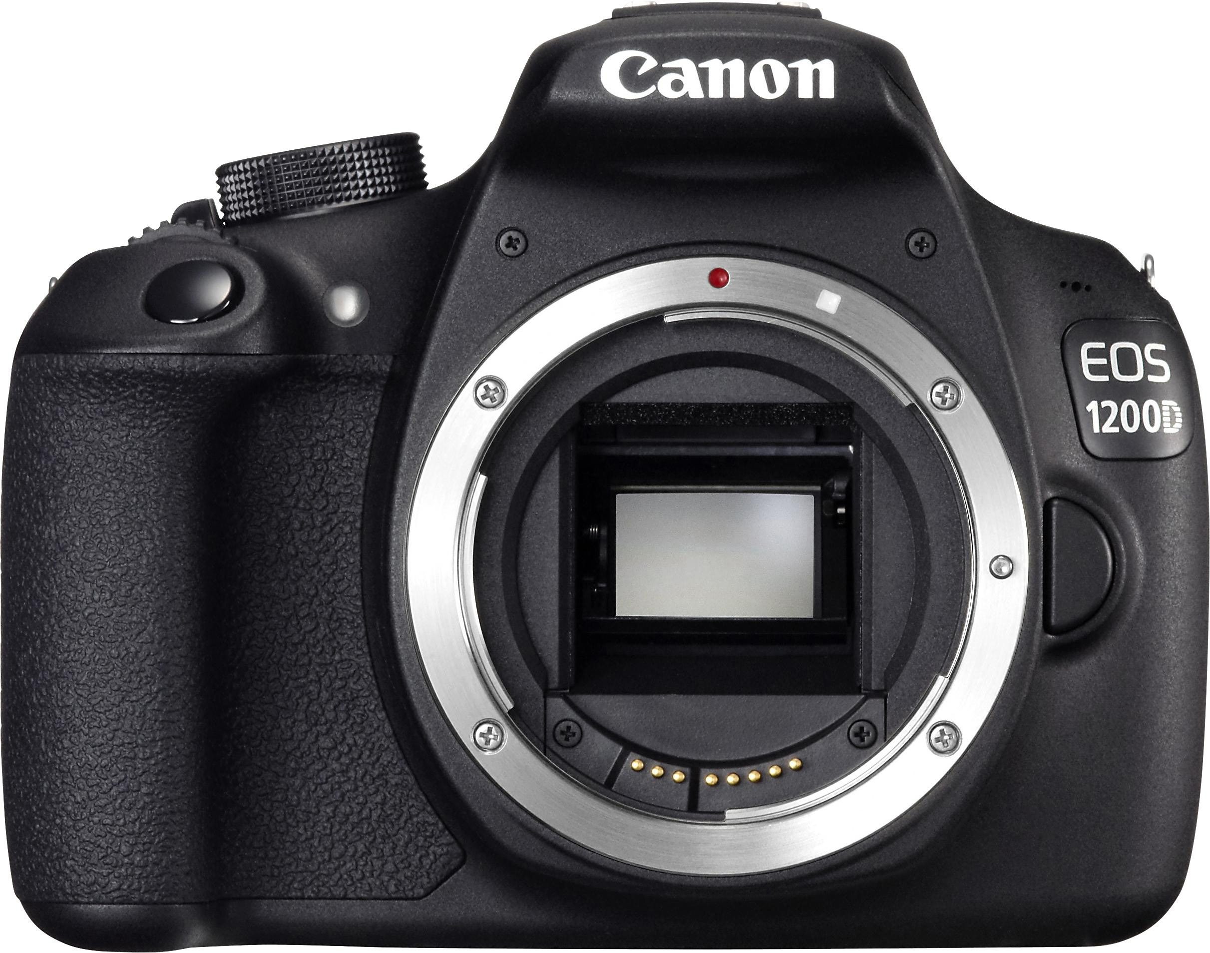 Canon EOS 1200D Body Spiegelreflex Kamera, 18 Megapixel, 7,5 cm (3 Zoll ...