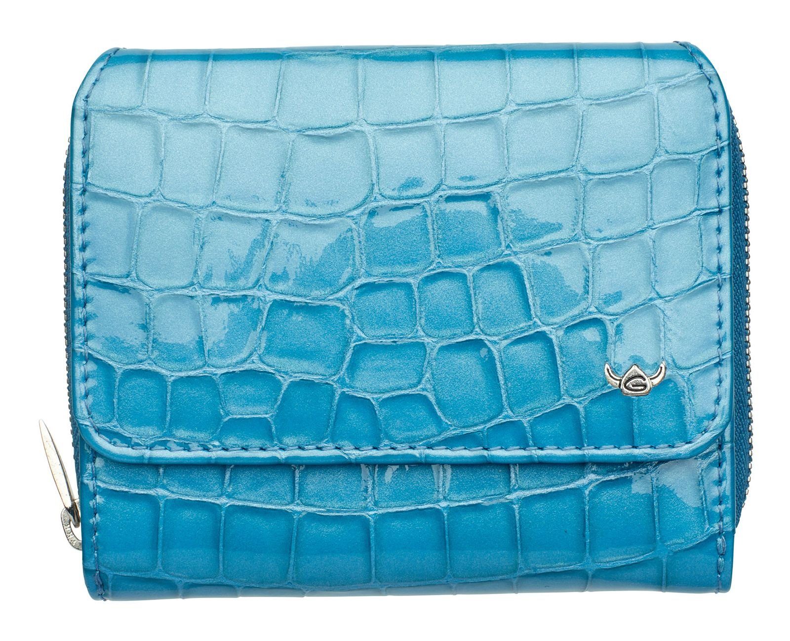 Golden Head Geldbörse Zipped Billfold Coin Wallet, aus echtem Leder mit ...