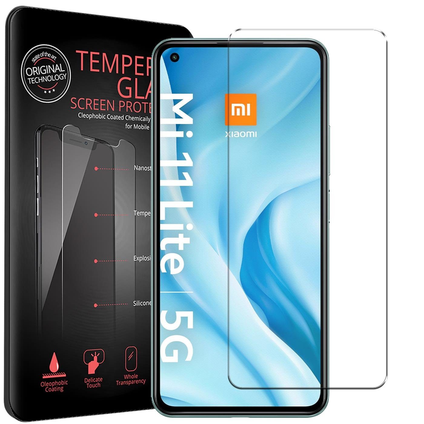 Coolgadget Schutzfolie Panzerfolie Für Xiaomi Mi 11 Lite 9h Härtegrad
