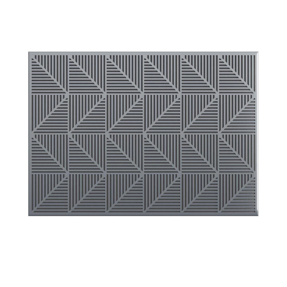 Umbra Magnettafel Trigon Grau, 2 Oberflächen sorgen für Abwechslung