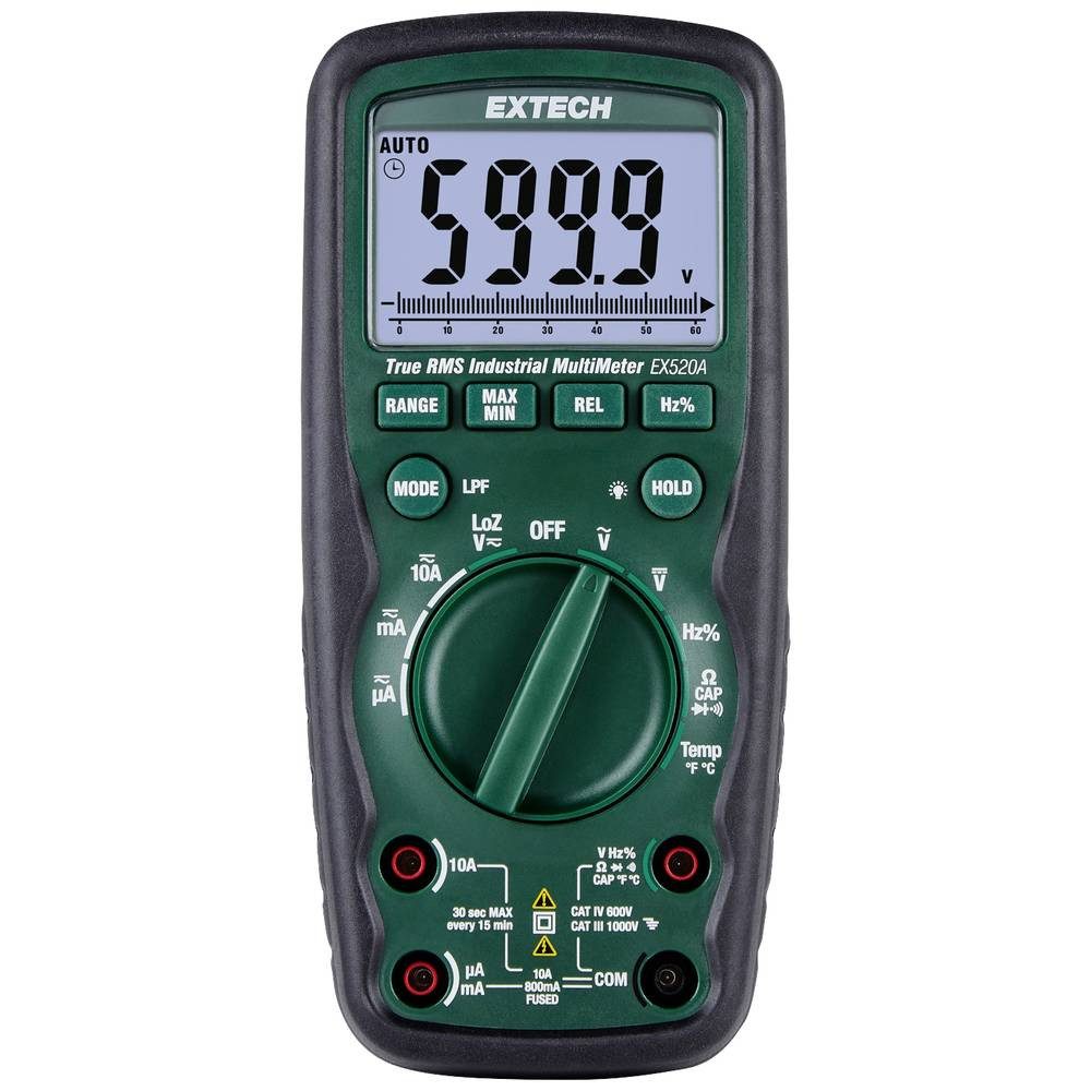 Extech Multimeter Hochpräzises True-RMS-Multimeter (0.09%, 6000-Zähl ...