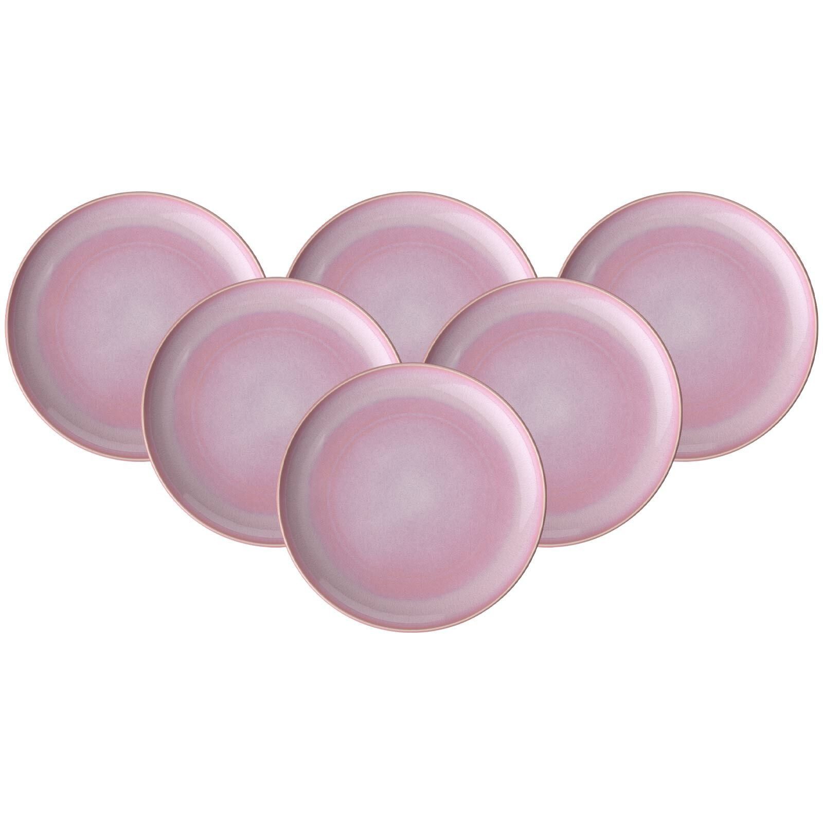 like. by Villeroy & Boch Speiseteller Perlemor Coral Speiseteller ø 27,1 cm 6er Set, (6 St)