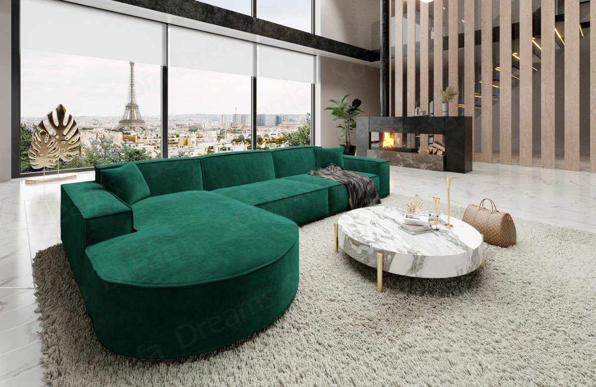 Sofa Dreams Ecksofa Design Sofa Polster Couch Eck Stoffsofa Alegranza L