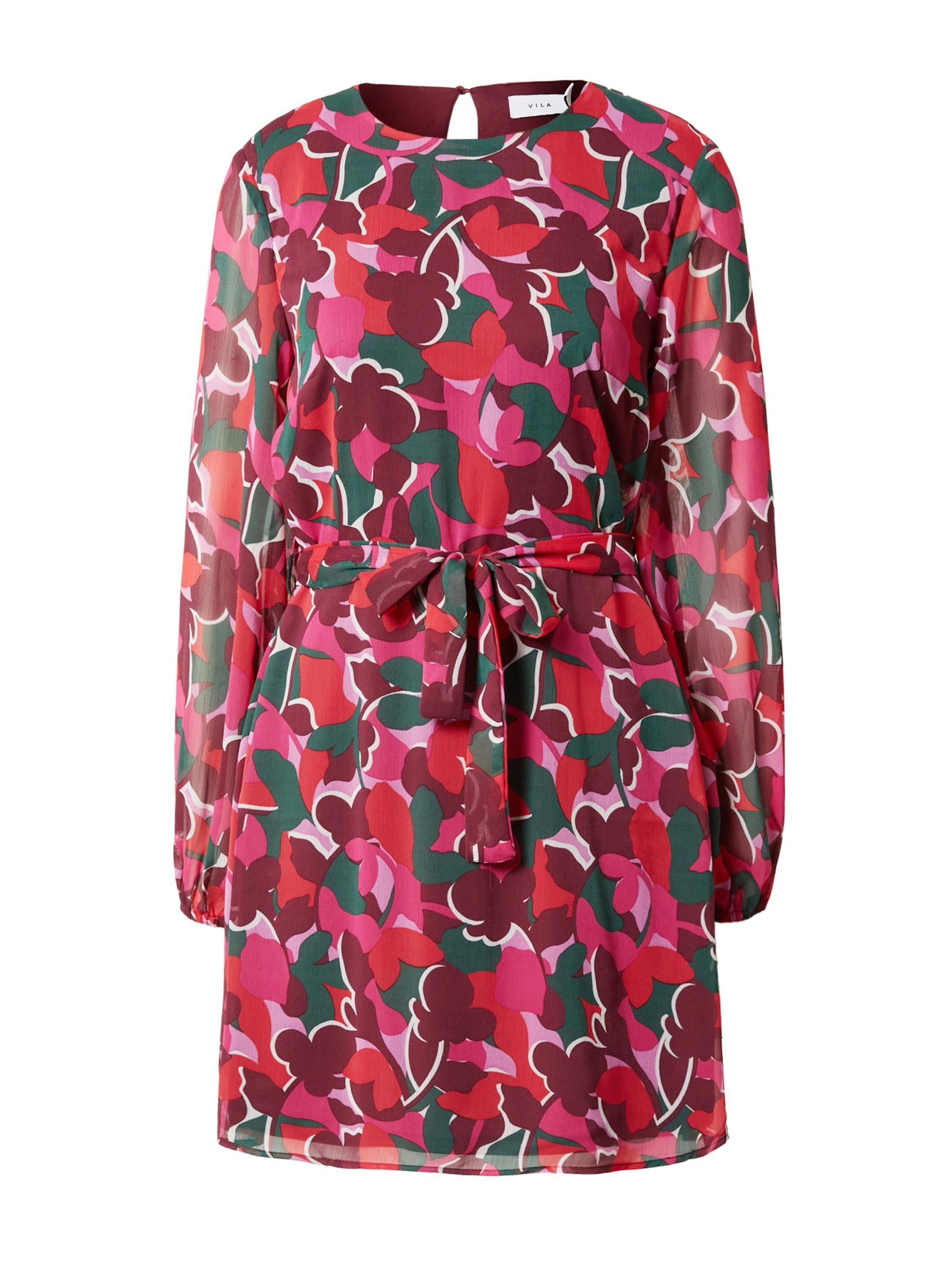 Vila Sommerkleid 1 Tlg Drapiertgerafft Cut Outs