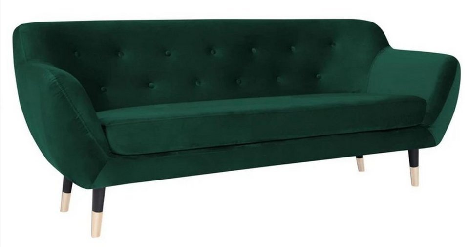 Jvmoebel Sofa Grün Stoff Wohnzimmer Design Couchen Chesterfield