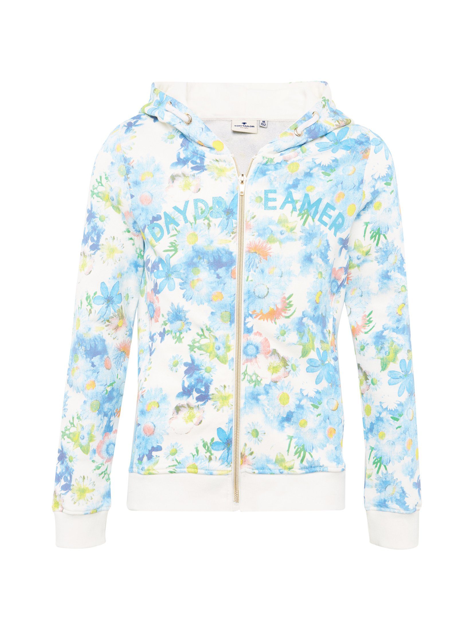 Tom Tailor Sweatjacke Gepunktete Sweatjacke Mit Glitzer Schriftzug