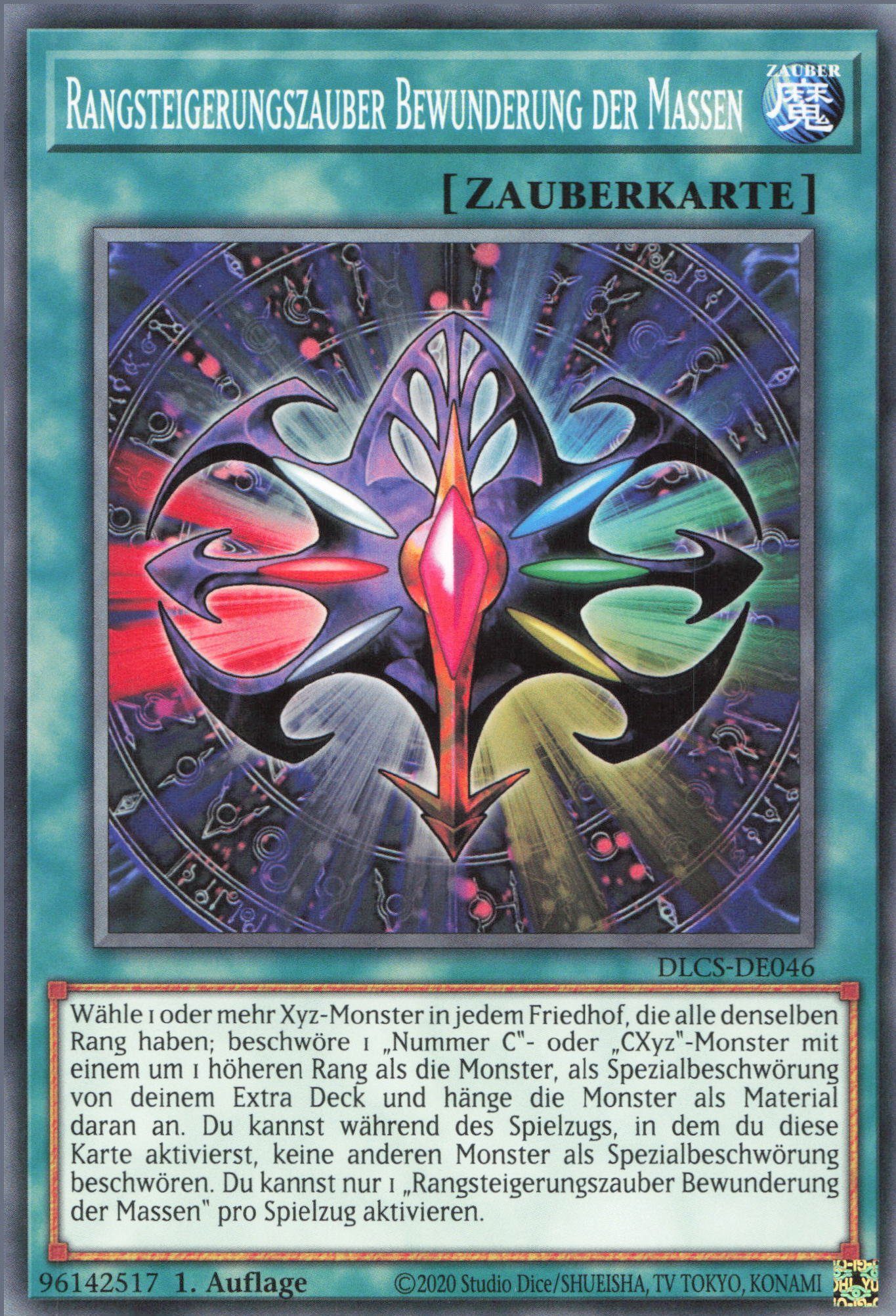 Recollectibles Sammelkarte Yugioh Karte Rangsteigerungszauber