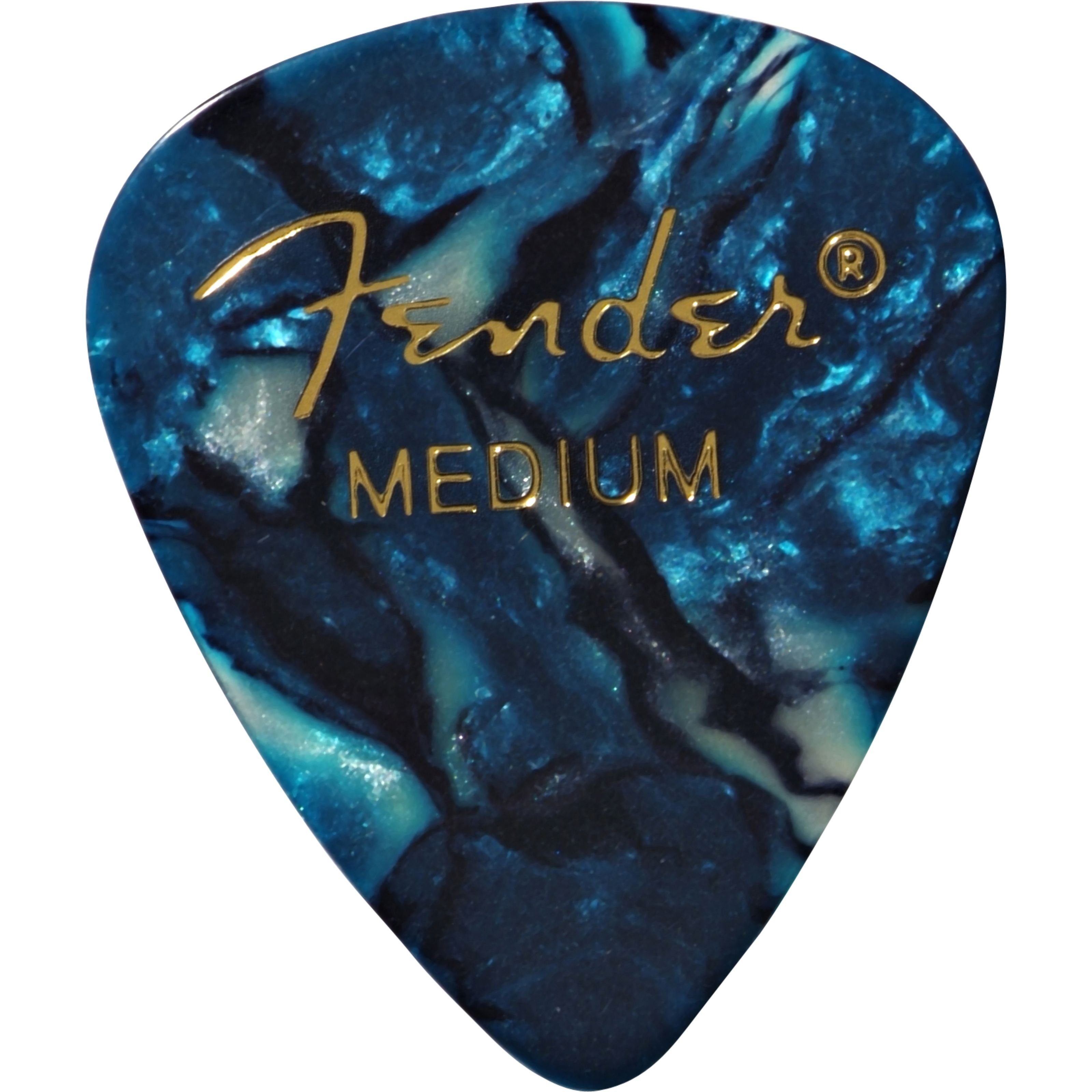 Fender Plektrum, Picks 351 Ocean Turquoise Medium - Plektren Set
