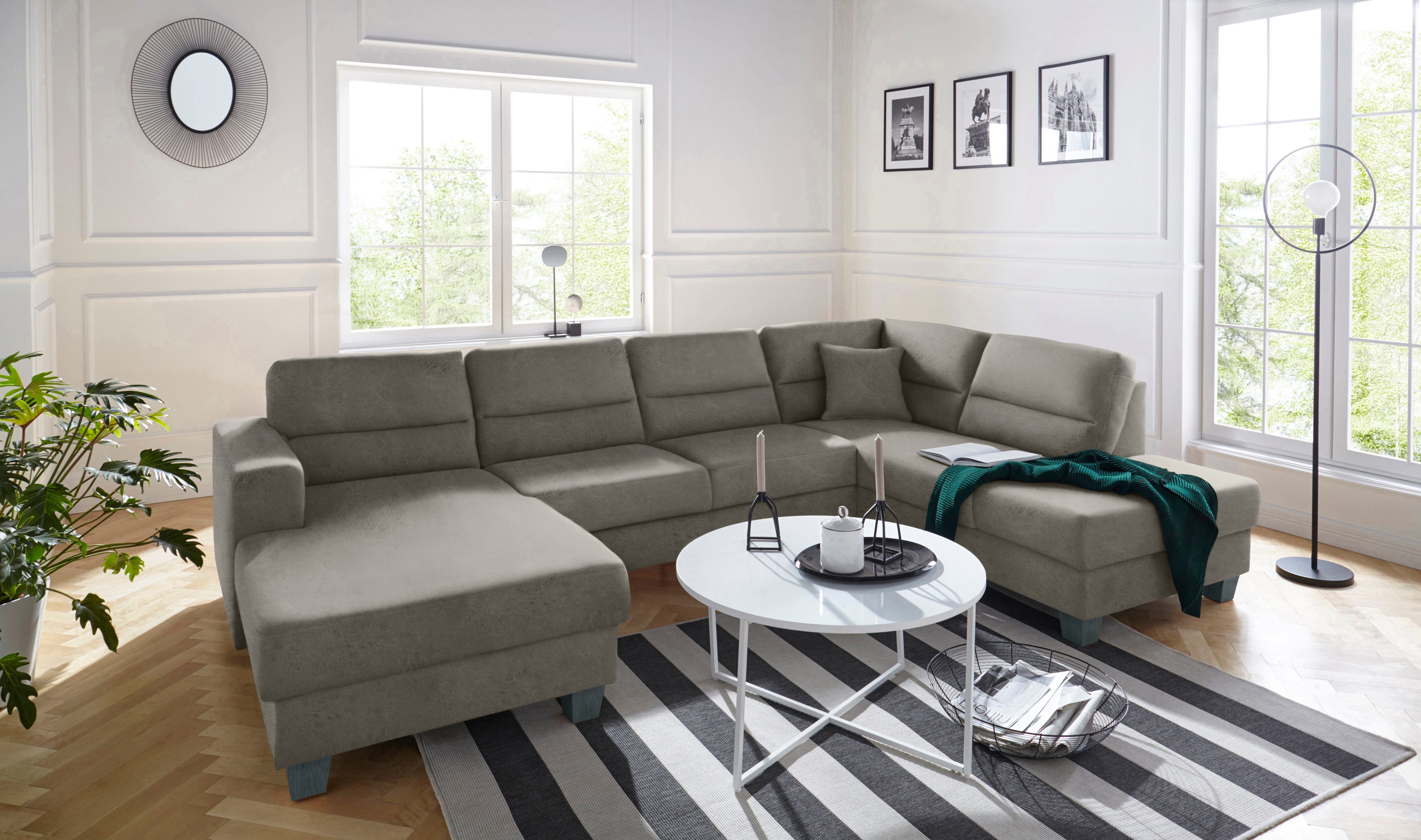 Trendmanufaktur Wohnlandschaft Chamber U Form Inklusive Zwei