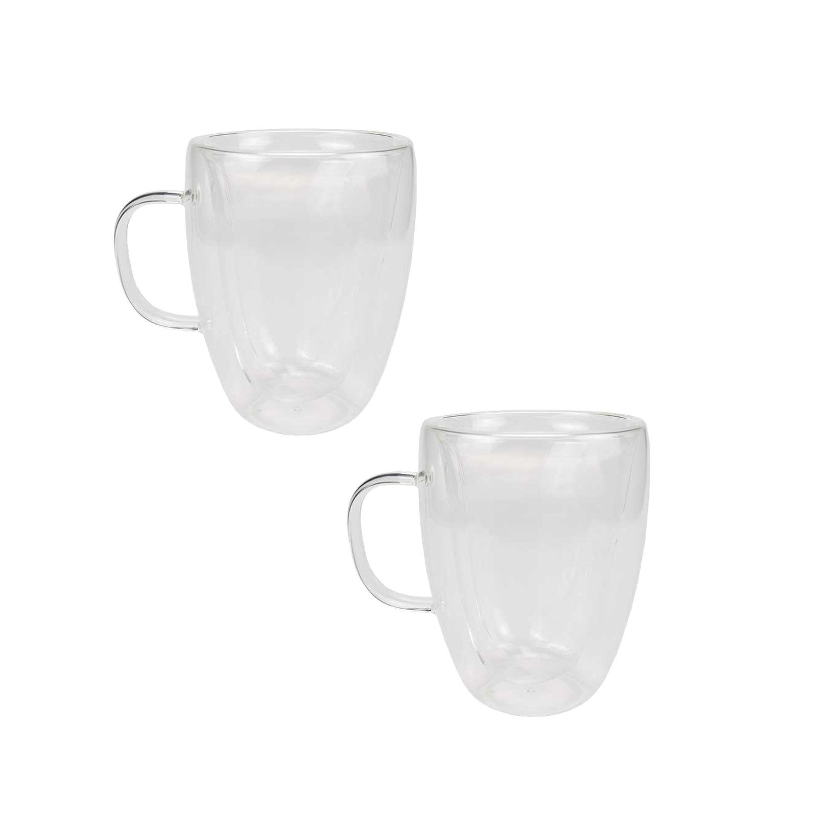 Neuetischkultur Thermoglas Café au Lait-Glas doppelwandig 350 ml 2er-Set Hila, Borosilikatglas ...