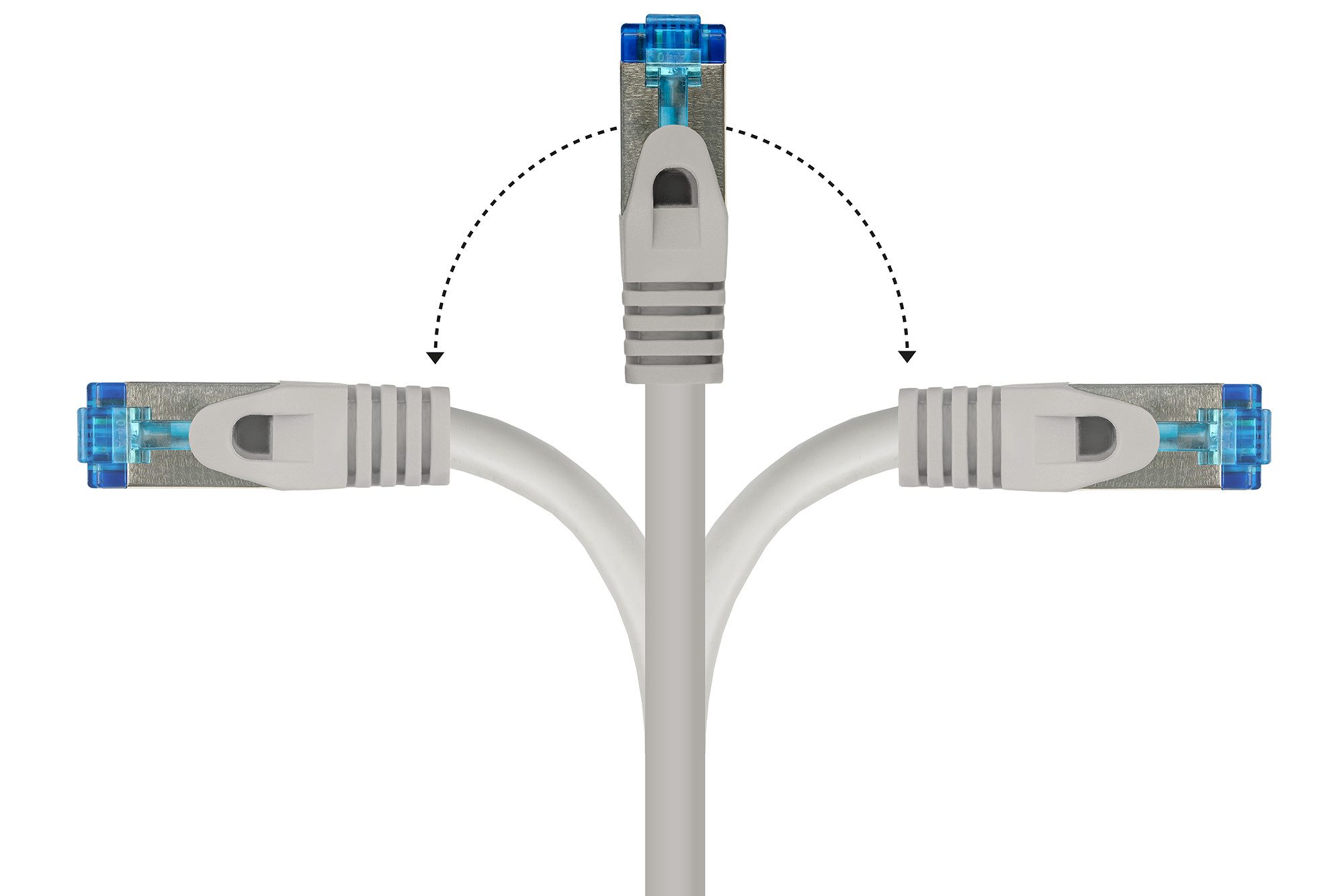 GOOD CONNECTIONS Patchkabel Ethernet Netzwerkkabel, RJ45 Stecker gerade ...