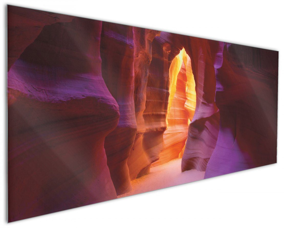 Wallario Küchenrückwand Felsschlucht In Arizona Usa Orange Und