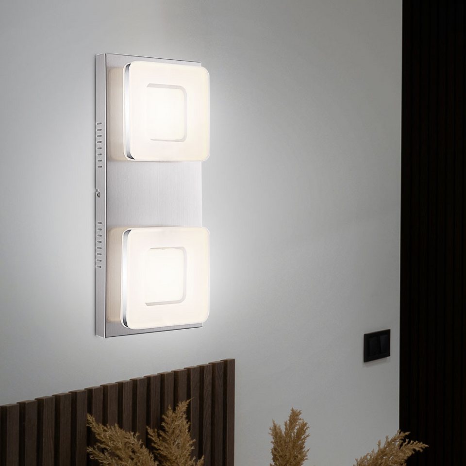 Globo Led Wandleuchte Led Leuchtmittel Fest Verbaut Warmweiß